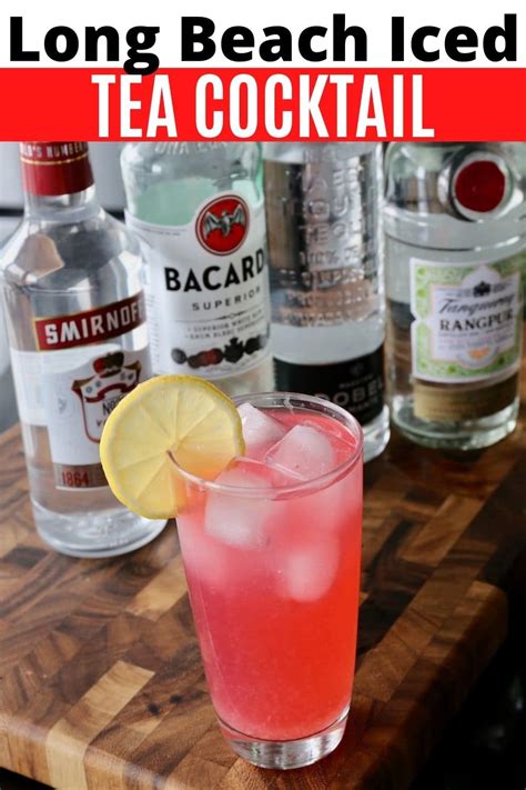 Long Beach Iced Tea Cocktail Recipe Dobbernationloves