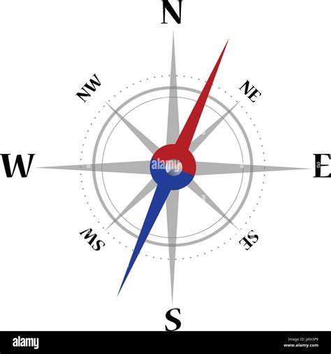 Magnet Compass Stock Vector Images Alamy