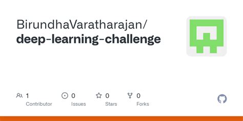 GitHub BirundhaVaratharajan Deep Learning Challenge