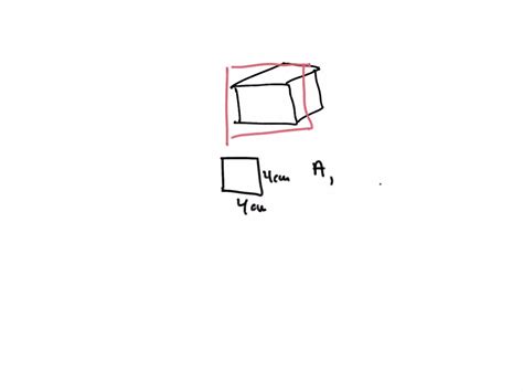 A Cube With Side Lengths Measuring 4 Inches The Cube Was Sliced Parallel To The Base Identify