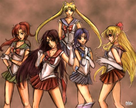 Sailor Scouts By Astuteobservations On Deviantart
