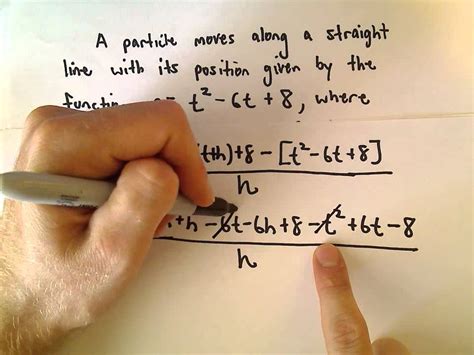 Estimate The Instantaneous Velocity Formula