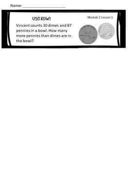 Nd Grade Math Module Application Problem Journal By The Gleeful Geek Teacher