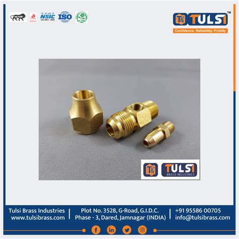 Brass Gas Fittings Safe Connection Water Liquid Gas Connection