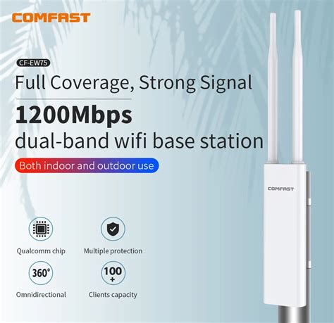 AC1200 zewnętrzny punkt dostępu 2.4G i 5GHz zewnętrzny wzmacniacz ...