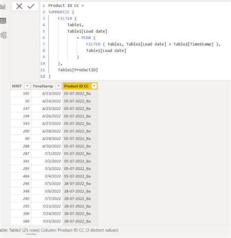 Solved Create A Column With Id Using Date Range Microsoft Fabric
