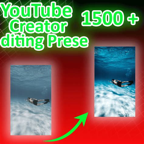 1500 Youtube Creator Editing Preset