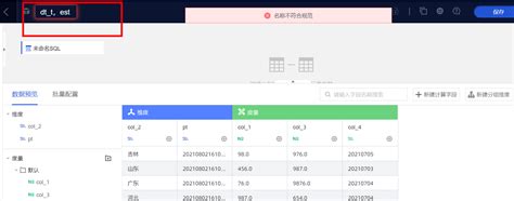 quickbi保存数据集时报错名称不符合规范 阿里云帮助中心
