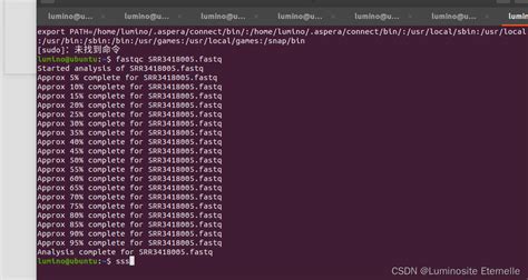Linux系统进行rna Seq分析（数据预处理）linux Microrna Sequencing Analysis Csdn博客