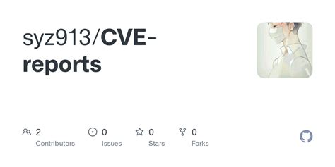 github syz913 cve reports
