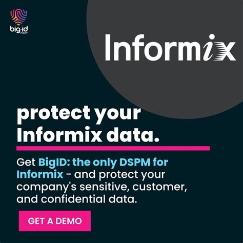 Protect Your Informix Data Without Missing A Beat 🔒 Bigid Is The Only Bigid