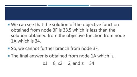 Branch And Bound Technique To Solve Integer Linear Programming Pptx Programming Languages