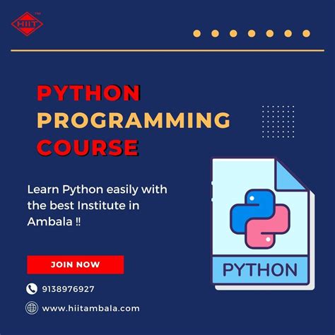 Elevate Your Coding Skills With Our Python Programming Course At Hiit