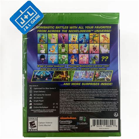 Nickelodeon All Star Brawl - (XSX) Xbox Series X – J&L Video Games New ...