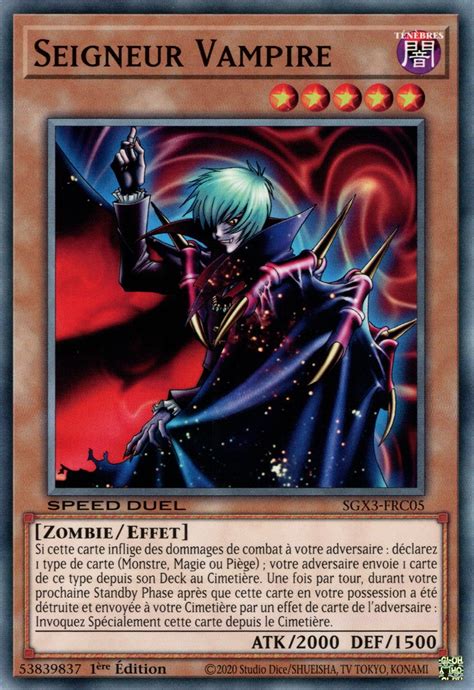 Sgx3 Frc05 Seigneur Vampire Yu Gi Oh