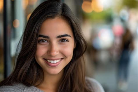 Premium Photo Closeup Of Person Smiling At Camera