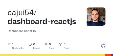 Github Cajui54dashboard Reactjs Dashboard React Js