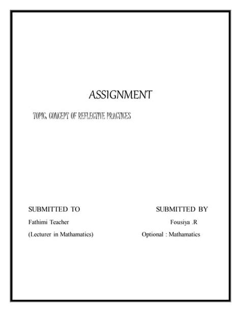 Reflective Practice For Teachers Pptx