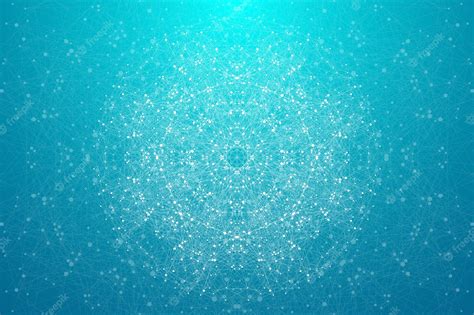 Premium Vector Polygonal Science Background With Connecting Dots And Lines Abstract Plexus