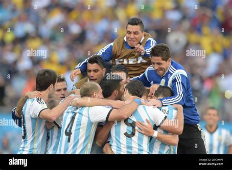 Argentinas Joy After The End In Soccer World Cup 2014 18 Of Final