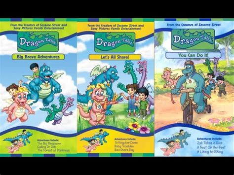 Dragon Tales Lets All Share Vhs Dragon Tales Lot Of 3 Vhs Lets