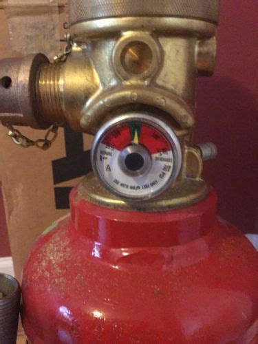 Ansul Charged Halon 1301 Cylinder 46 Lbs Total 18 Lb Charge 26 Lb Tare