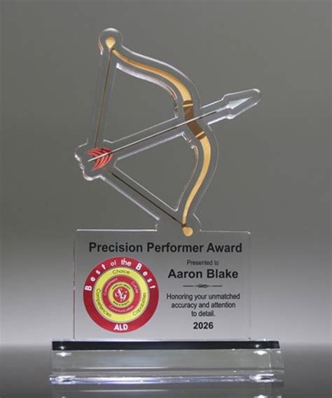 Precision Performer Bow And Arrow Trophy Edco Awards