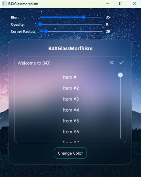 B4x Update Glassmorphism B4x Programming Forum