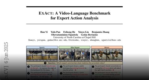 Paper Page Exact A Video Language Benchmark For Expert Action Analysis
