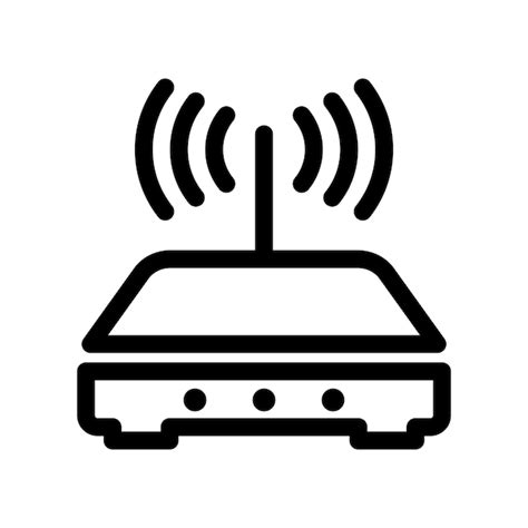 premium vector wifi router icon