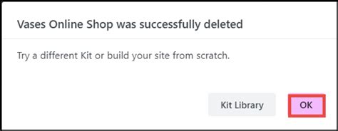 Remove A Kit Elementor