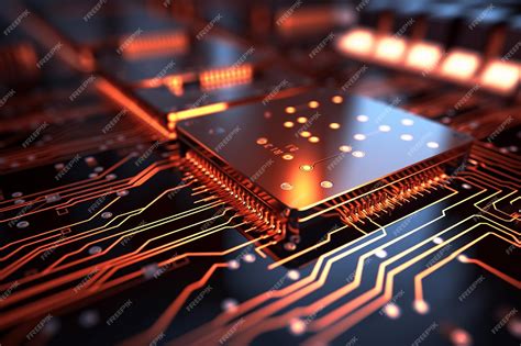 Premium Photo Abstract Circuitry Texture With Binary Code Overlay