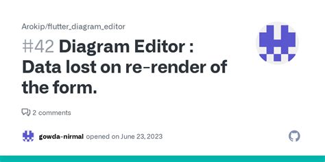 Diagram Editor Data Lost On Re Render Of The Form · Issue 42