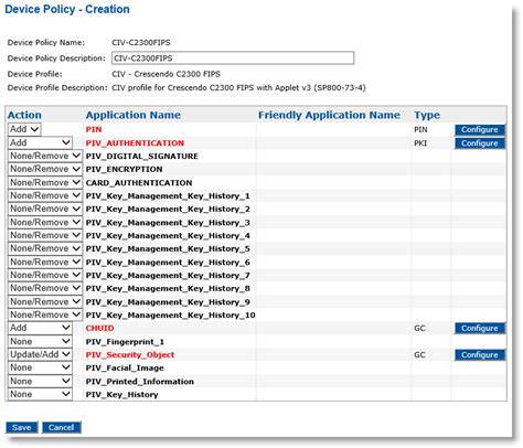 Creating A Device Policy Activid Cms Hid Global