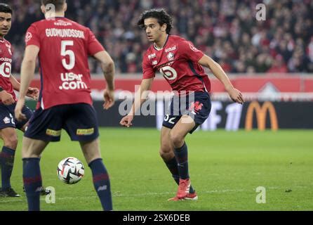 Ayyoub Bouaddi Of Lille During The French Championship Ligue 1 Football