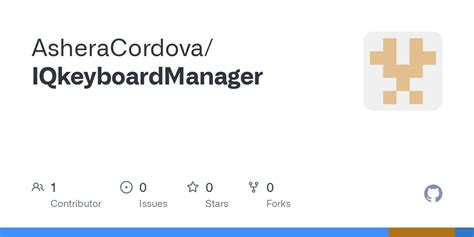 github asheracordova iqkeyboardmanager