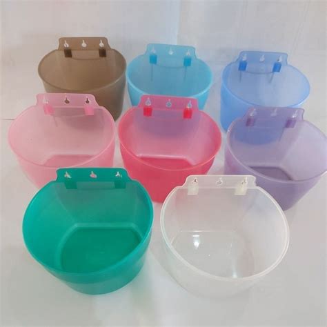 Jual Cepuk Tempat Pakan Ayam Burung Dll Ember Kawat Merk Asena Bening Transparan 1 Pc