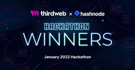 🏆 Thirdweb X Hashnode Hackathon Winners