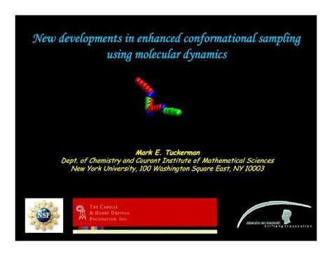 pdf new developments in enhanced conformational sampling using