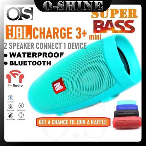 COD JBL Charge Mini Portable Bluetooth Speaker Charge MINI Super Bass Wireless Speaker