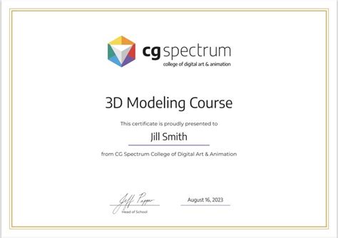 Got My Certificate For The Modeling Course Im Proud That I Was Able