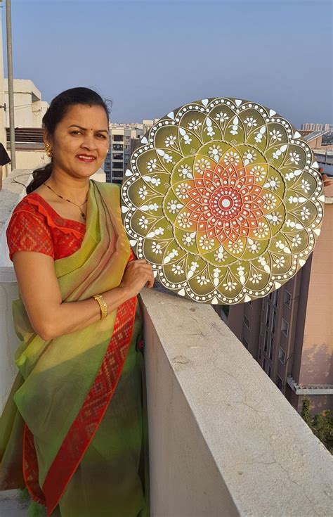 Lippan Work Traditional Wall Art Mural Art Design Mandala Design Art