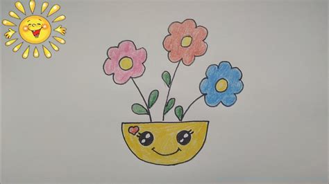 Як намалювати простий малюнок до 8 БЕРЕЗНЯКВІТИ ДЛЯ МАМИeasy Drawing