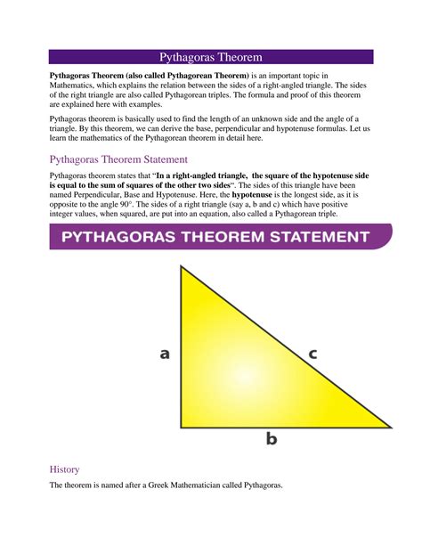 Solution Pythagoras Theorem Studypool