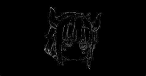 Kanna Kamui Ascii Art Kanna Kamui Sticker Teepublic