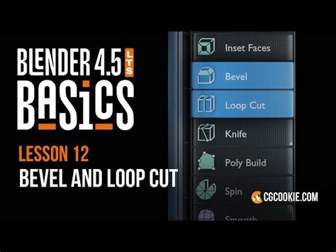 Free Video Blender 45 Basics Bevel And Loop Cut In Blender Part 12 From Cg Cookie Class