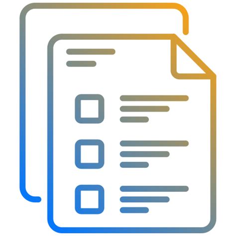Assignments Generic Gradient Outline Icon Freepik