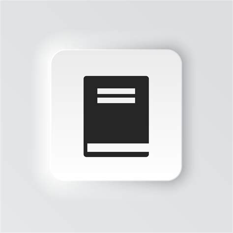 Rectangle Button Icon Book Button Banner Rectangle Badge Interface For Application Illustration
