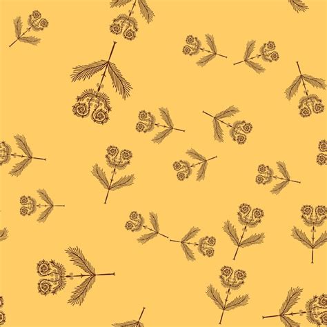 Premium Vector Seamless Pattern With Floral Print