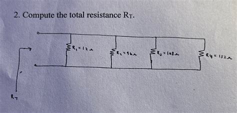 Solved Compute The Total Resistance RT Chegg Com